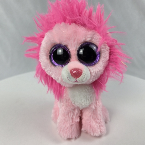 Toys | Ty Beanie Boos Fluffy The Valentine Lion 6plush Stuffed Animal ...